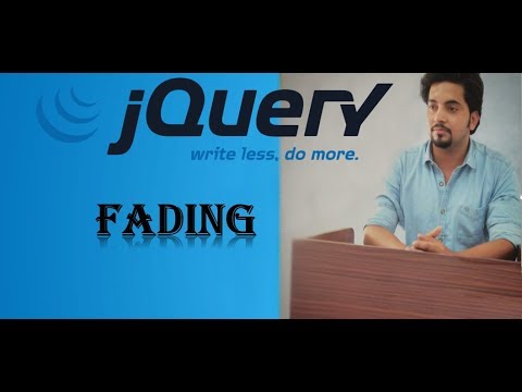 jQuery Tutorial : Fade in, Fade Out and Delay - YouTube