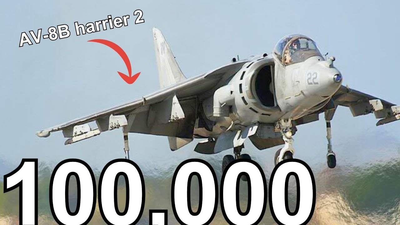 RC Harrier Jumpjet | 100,000 Subscribers Countdown, Joel Vlashof ...