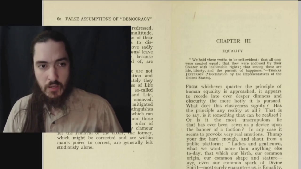 Anthony Ludovici on Egalitarianism (pt. 4) - YouTube