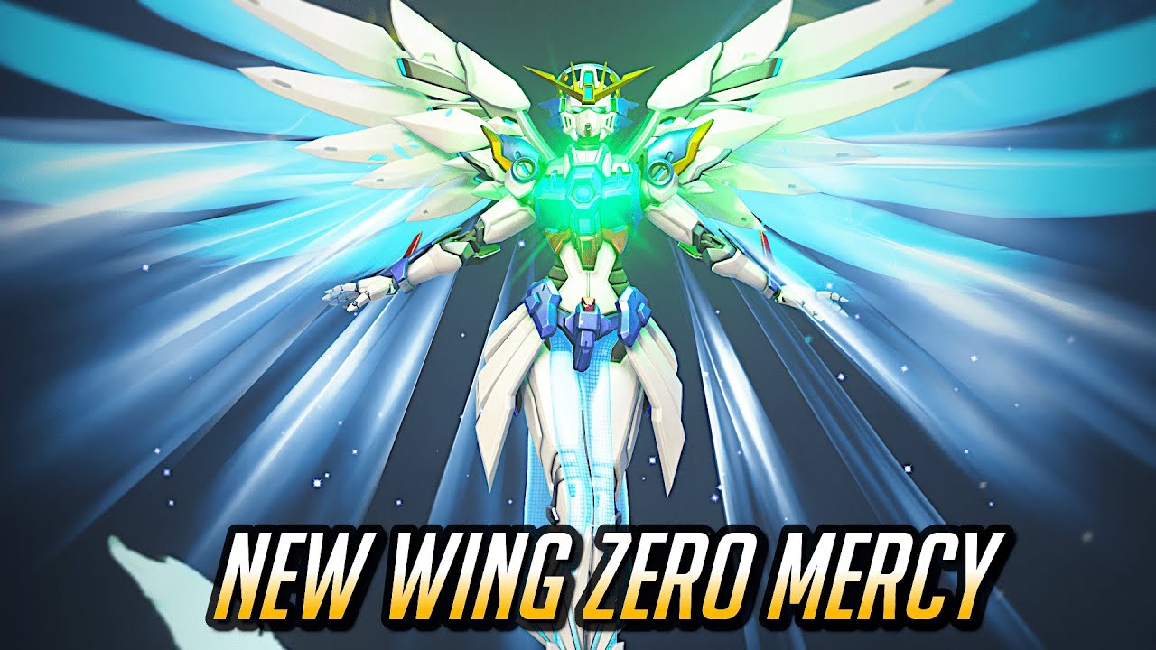 Mercy's NEW Gundam Wing Collab Skin! 🤖 Season 16 Mercy - Overwatch 2 ...