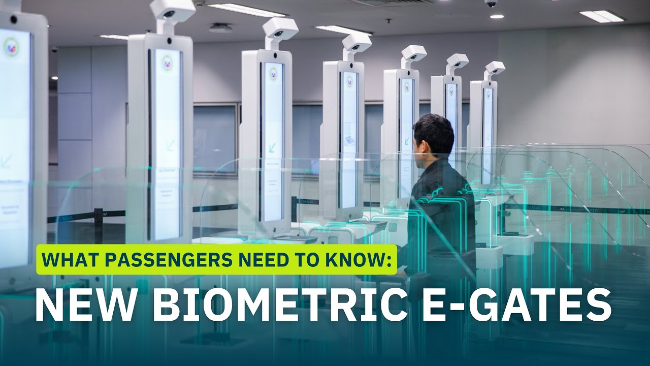 NAIA’s New Biometric Immigration e-Gates - YouTube