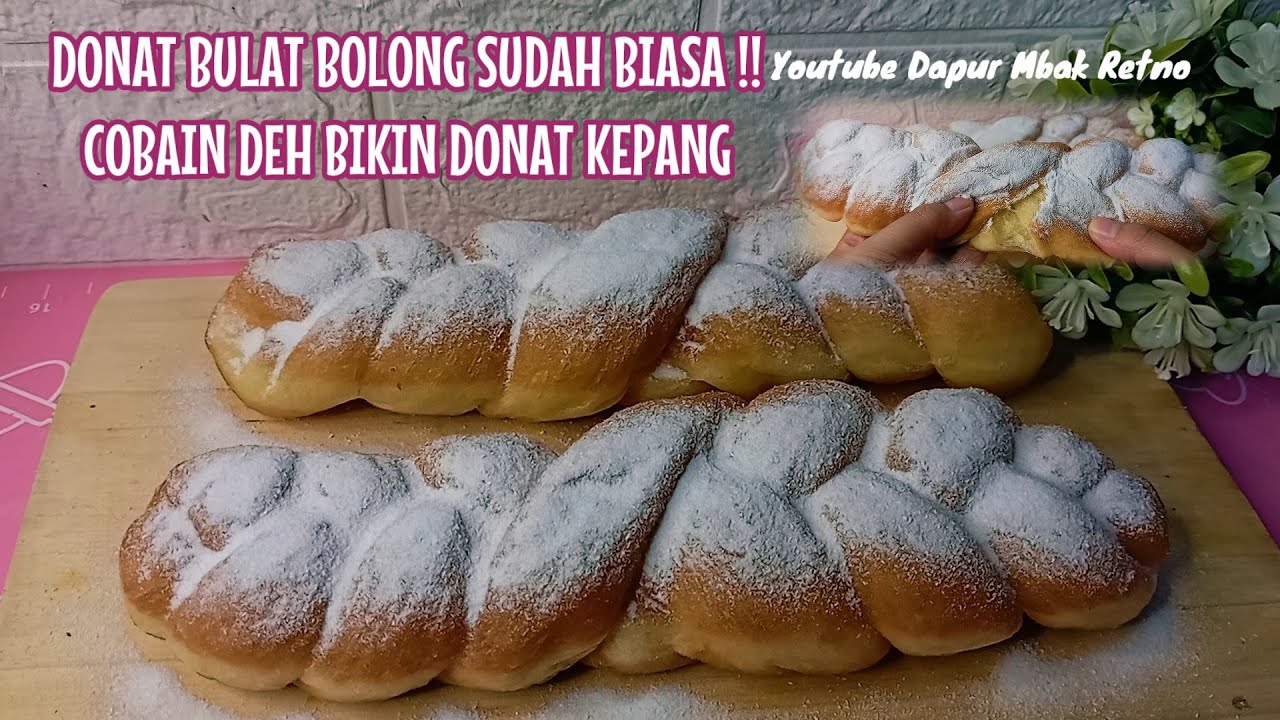 DONAT BOLONG SUDAH BIASA !! COBAIN INI DEH BIKIN DONAT KEPANG - YouTube