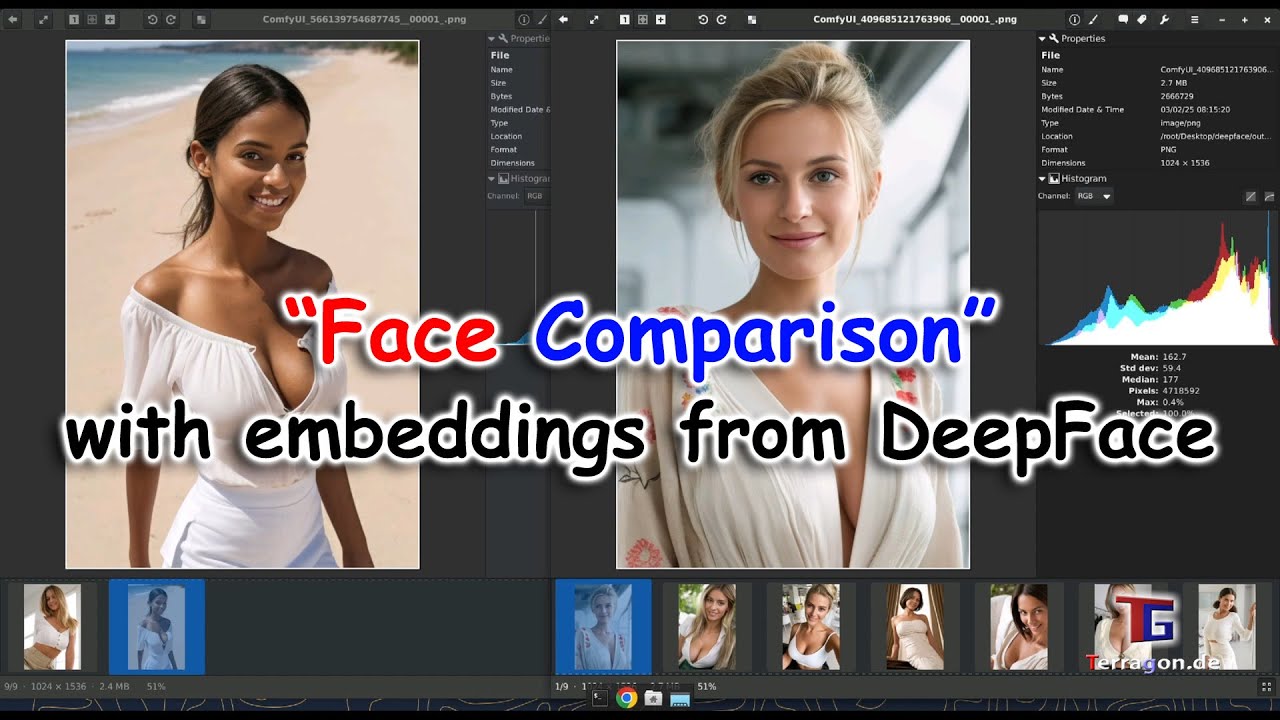 Biometric Face Analysis with DeepFace 2 #facerecognition #embedding ...