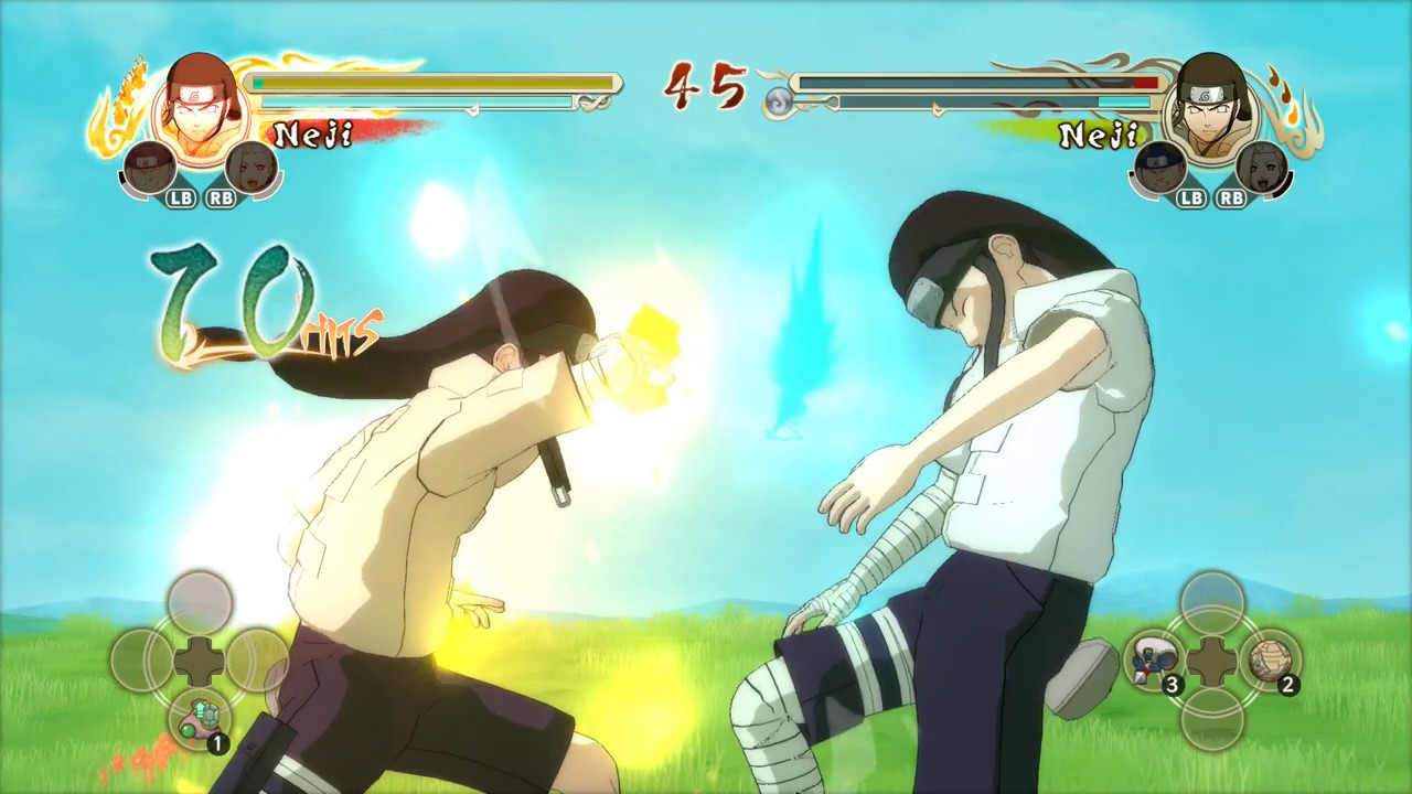 NARUTO Ultimate Ninja STORM : Free Battle Mode(Neji VS Insane Neji ...