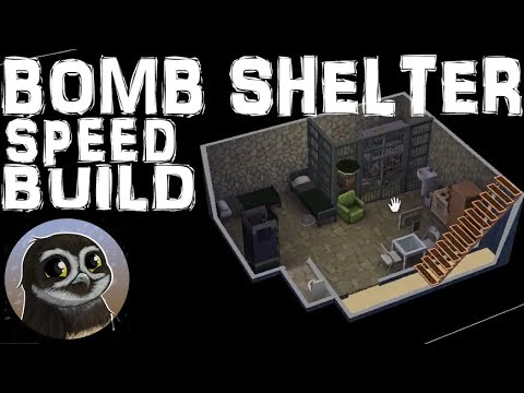 The Sims 4 Bomb Shelter Speed Build - YouTube