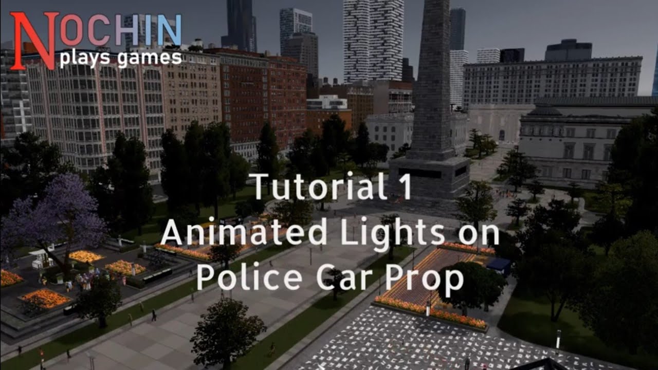 Tutorial 1: Animated Lights on Police Car Prop - YouTube