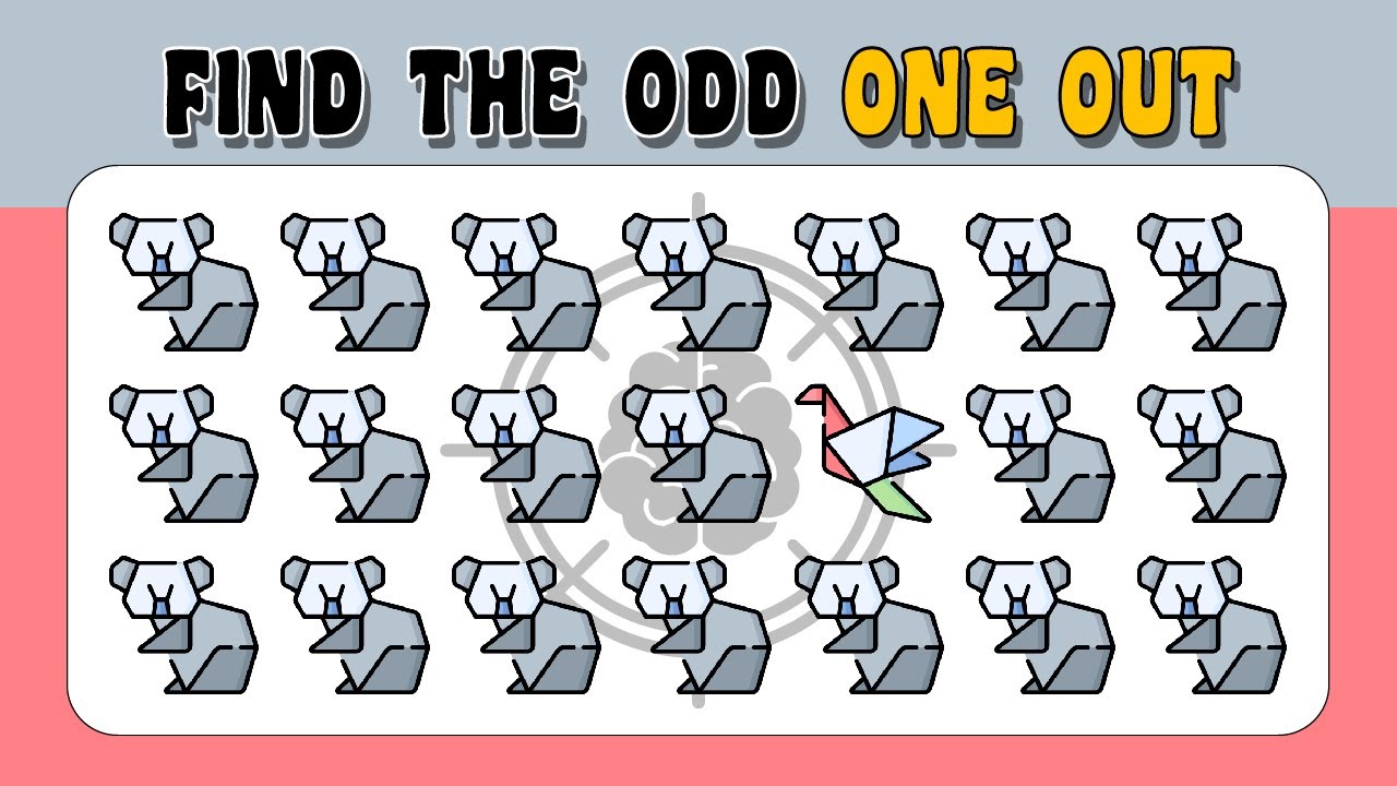 Find the Odd One Out: ⛩️ Origami Edition | Easy, Medium, Hard ...
