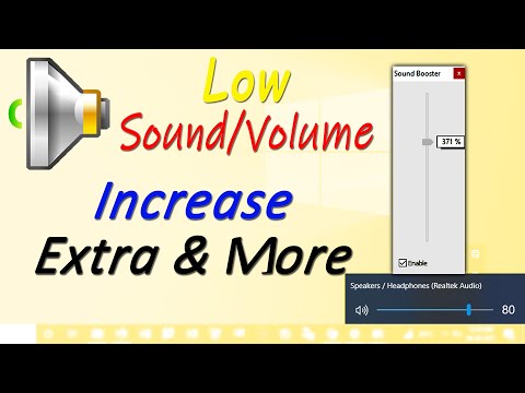 How to increase laptop volume windows 10 | PC me extra volume kaise badhayee | Hindi