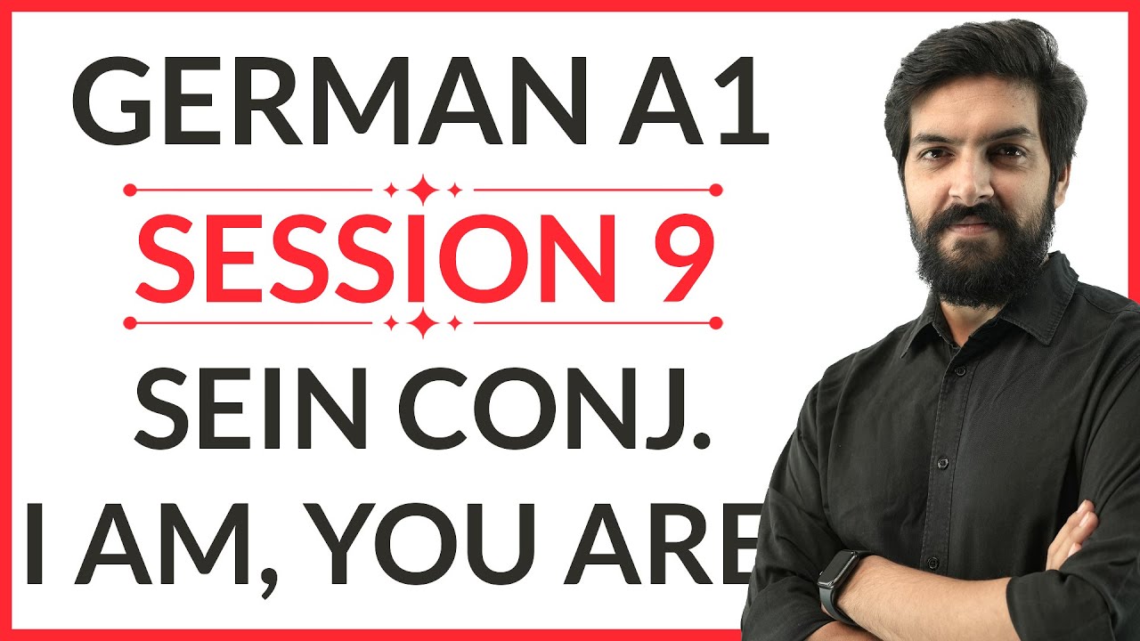 German for Beginners - Chapter 9 - Conjugation of Sein in German - YouTube