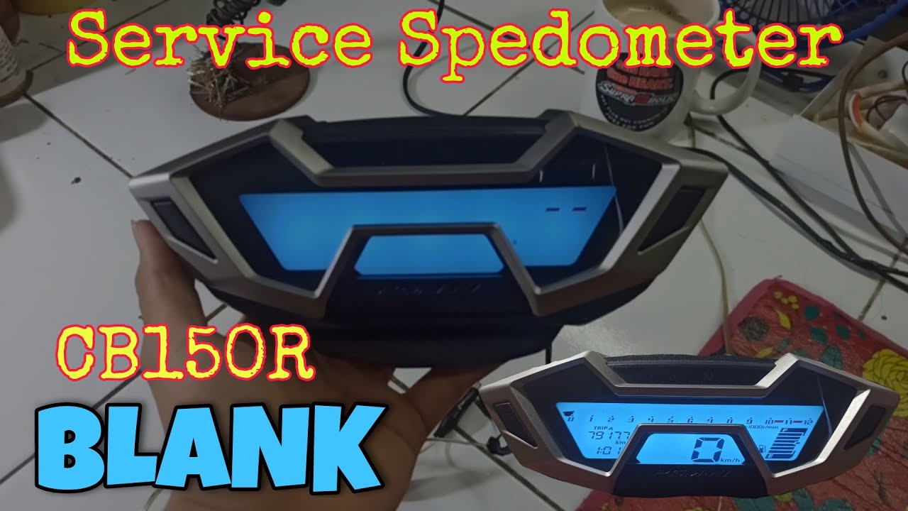 CARA SERVICE SPEDOMETER CB150R BLANK - YouTube