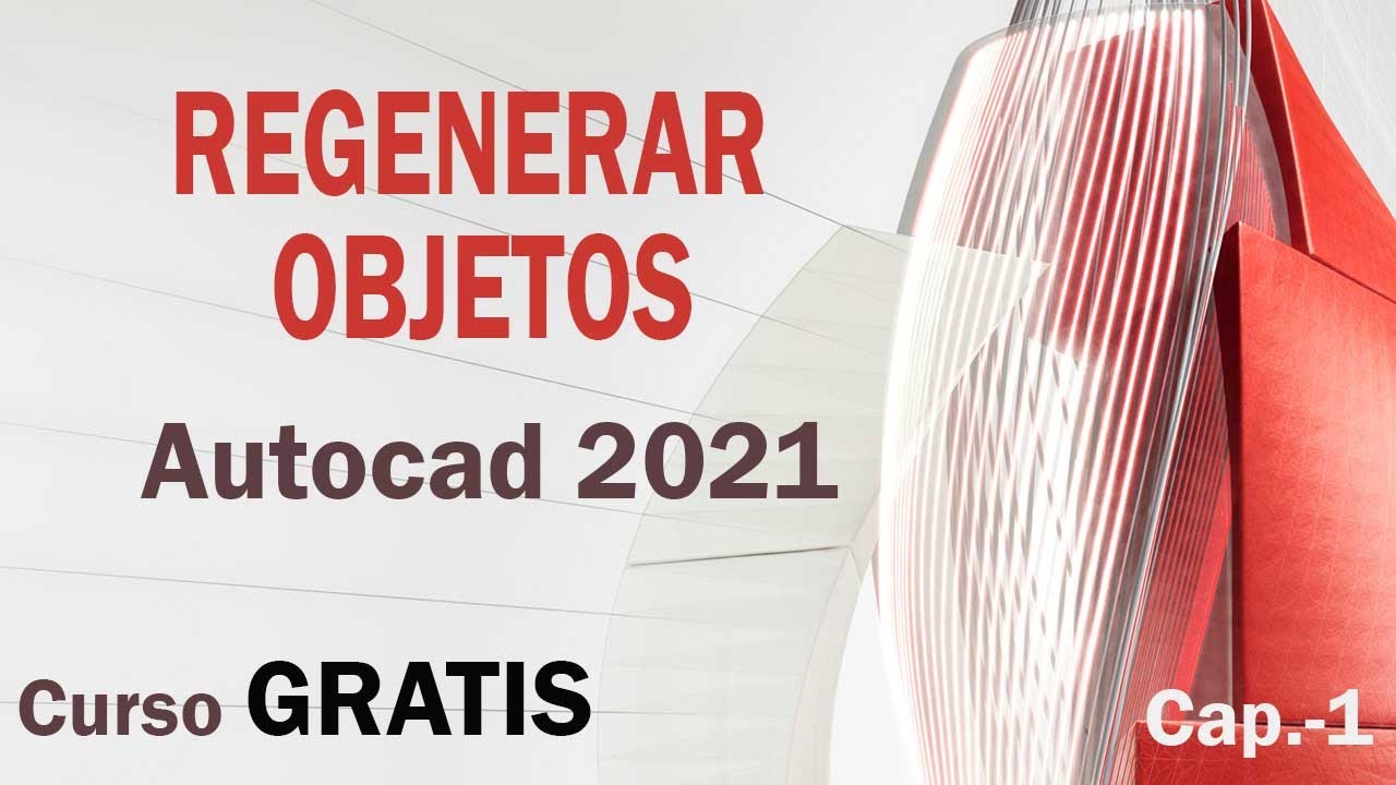 🍌 COMANDO REGEN (REGENERAR) objetos en AUTOCAD 2021: Diferencias entre ...