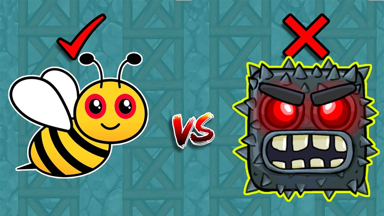 Boss Bees vs Red Ball 4 Cave Boss - YouTube