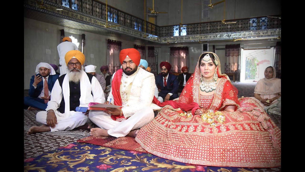 Sikh Punjabi wedding 2023 - Part 1- Kirandeep ️ Takdeer - YouTube