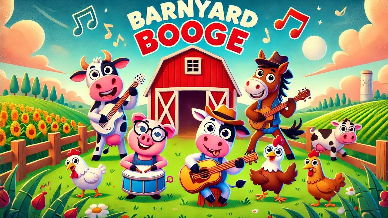 “Barnyard Boogie! 🐄🎸 A Fun Kids’ Song with Singing Farm Animals!” # ...