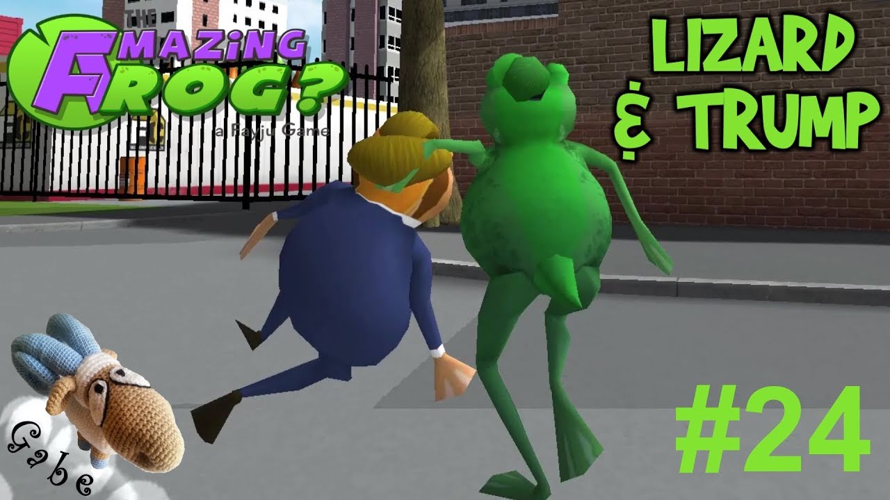 Amazing Frog? - Part 24 - Lizard and Trump Costumes - YouTube