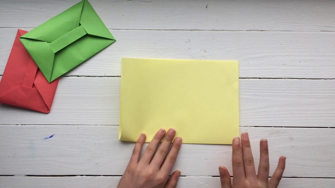 DIY kuvert ️ - YouTube