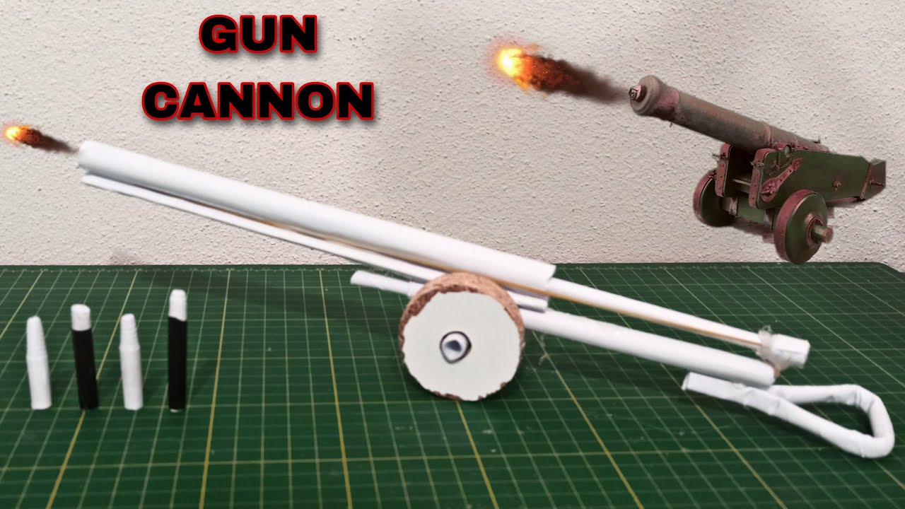 Origami Gun | How To Make A Cannon Gun Out Of Paper | Kağıttan Ateş ...