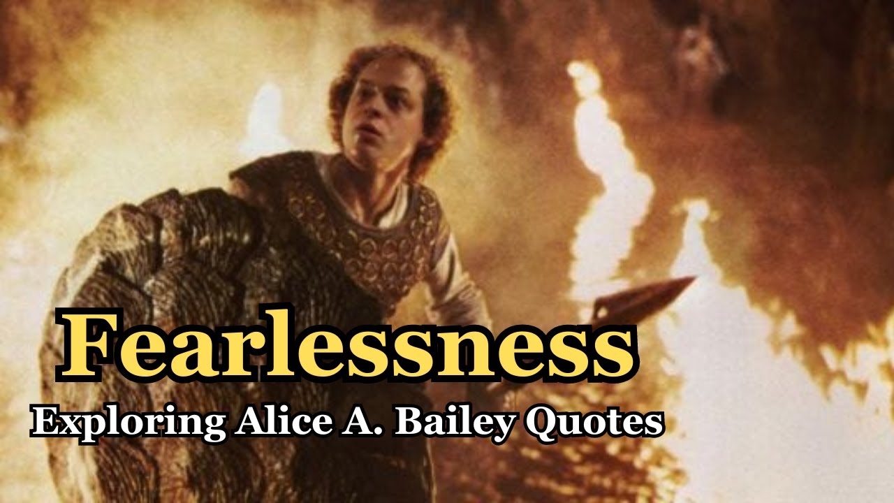 Fearlessness - Exploring Alice A. Bailey Quotes - YouTube
