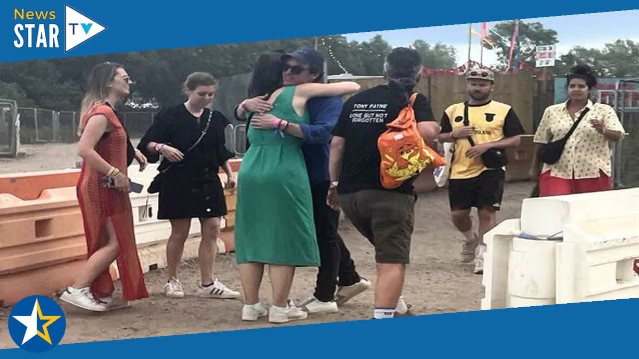 Princess Beatrice all smiles as she enjoys final day of Glastonbury ...