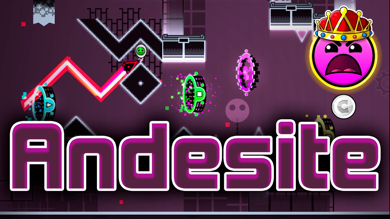 "Andesite" by Woosp [Daily Level & Coin] 100% | Geometry Dash - YouTube