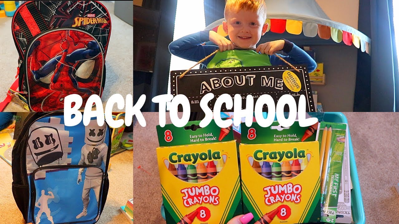 Back To School Supply Haul 2019 | Pre-K & 3rd Grade! - YouTube