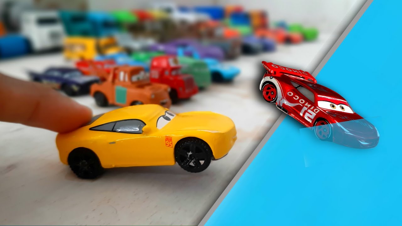 Disney PixarCars Felling into deep pool : Lightning Mcqueen, Rayo ...