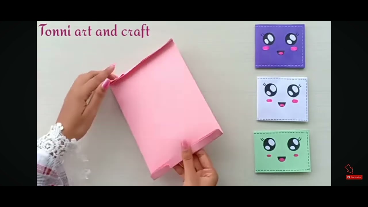 How to make paper purse - YouTube