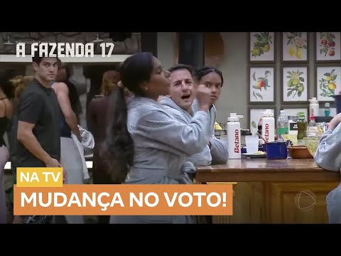 Carol e Mesquita discutem sobre possível voto dele em Duda | A Fazenda 17