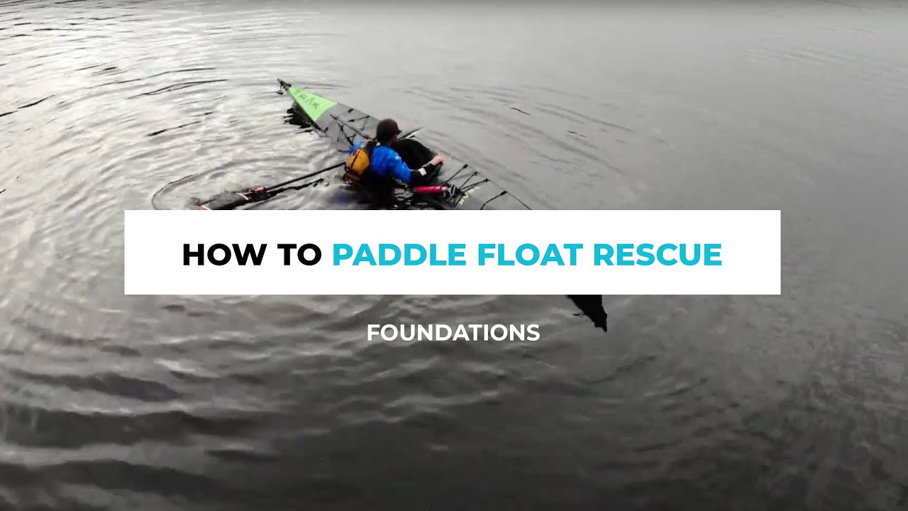 How to Use a Paddle Float for Self Rescue - by TRAK Kayaks - YouTube