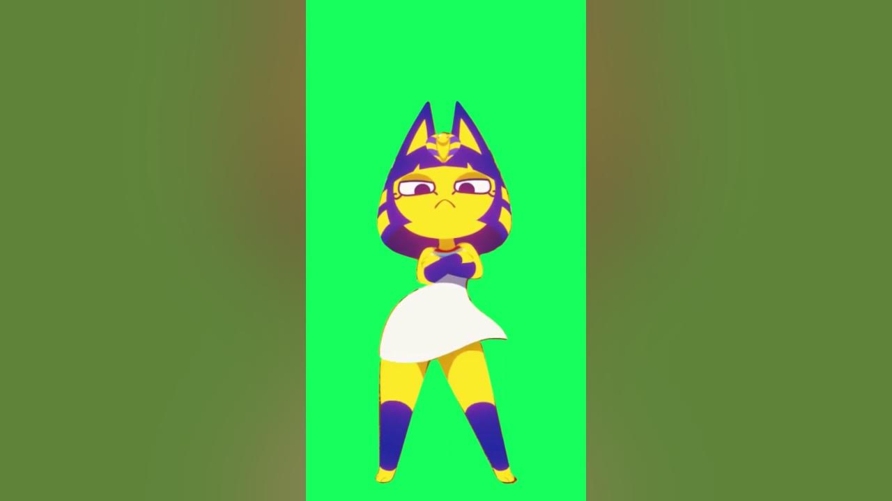 Zone Ankha Actually Dancing Green Screen Loop Youtube