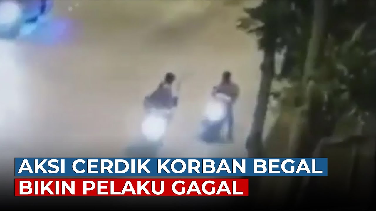 Aksi Cerdik Korban Begal Bikin Pelaku Gagal Kunci Stang Motor Langsung