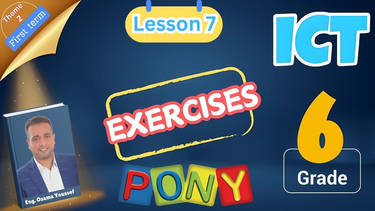 ICT grade6 theme3 Lesson7 Exercises - YouTube