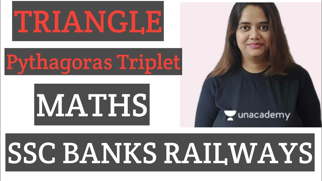 TRIANGLE PYTHAGORAS TRIPLET || SSC || RAILWAYS || BANKS || MATHS scalen ...