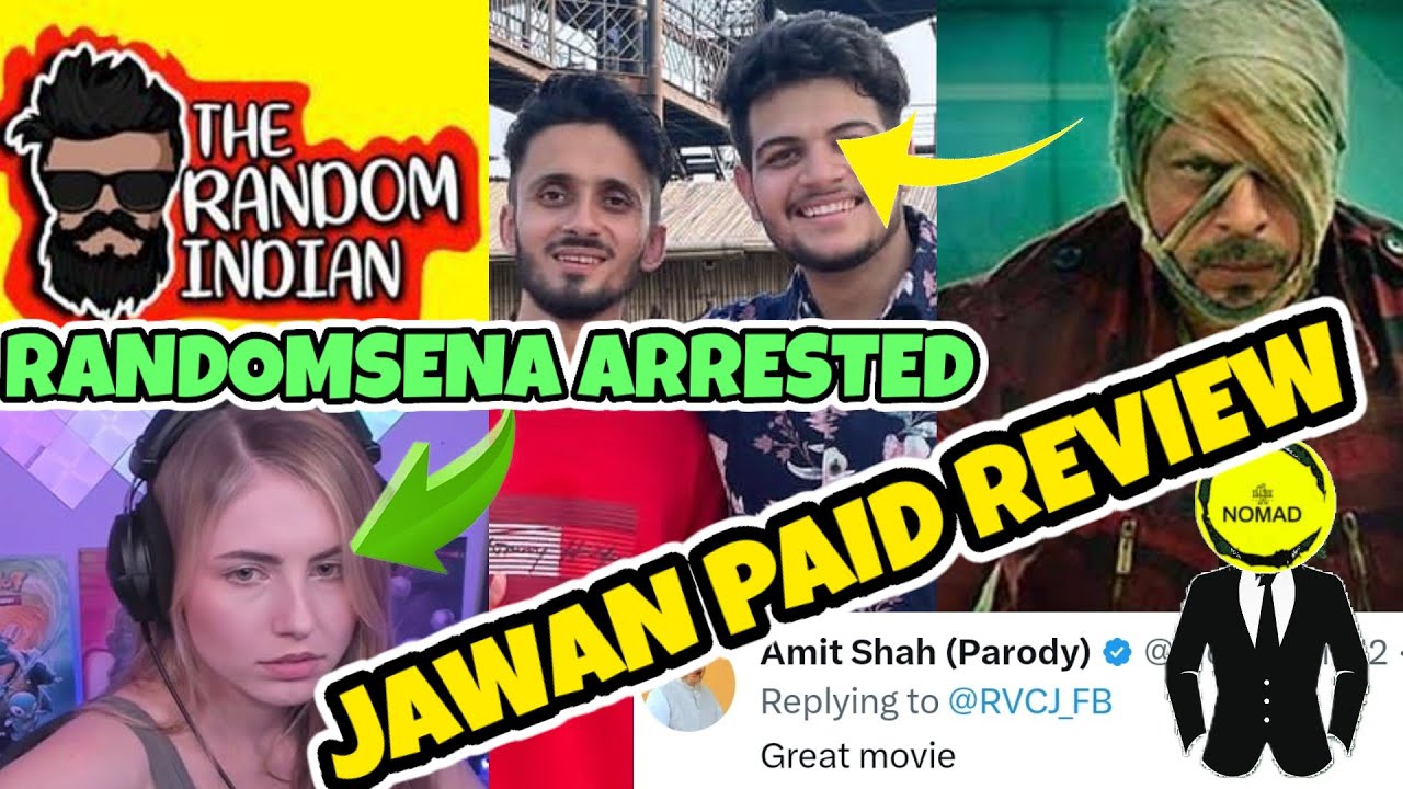 THIS GIRL AND RANDOM SENA.....EXPOSED JAWAN MOVIE PAID REVIEW | NEUZ ...