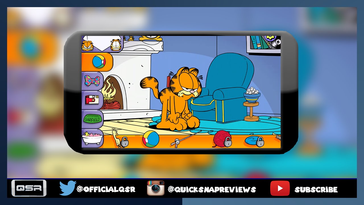 QSR: Garfield – Living Large ! Review - YouTube