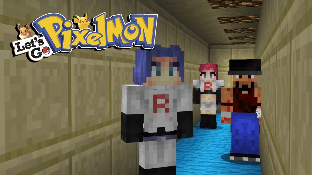ENCONTRAMOS AL TEAM ROCKET! #36 - PIXELMON Let's Go MINECRAFT SERIE ...