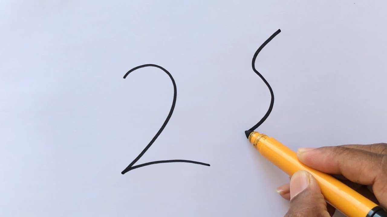 How to Draw a Baby Deer from number 25 - YouTube