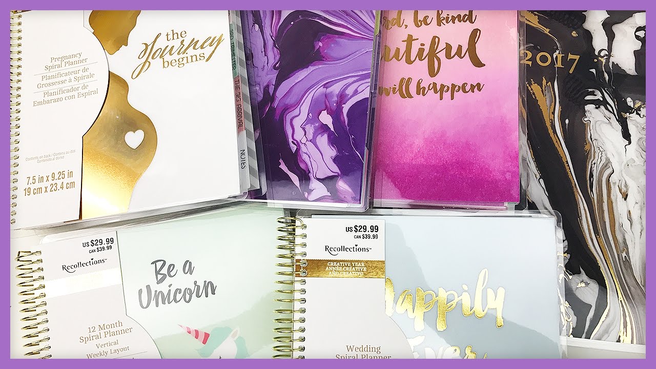 HUGE MICHAEL'S PLANNER HAUL! // New Recollection and MAMBI Planners ...