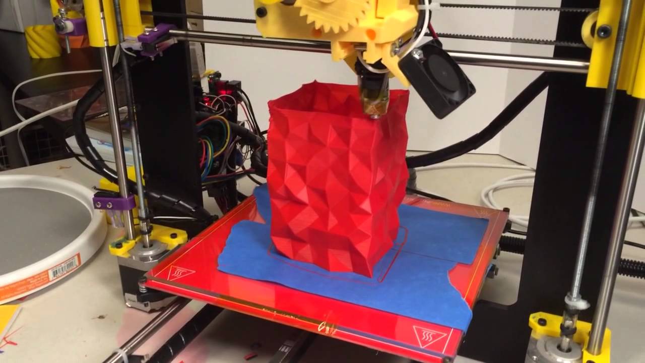 Prusa i3 RepRap printing fast. - YouTube