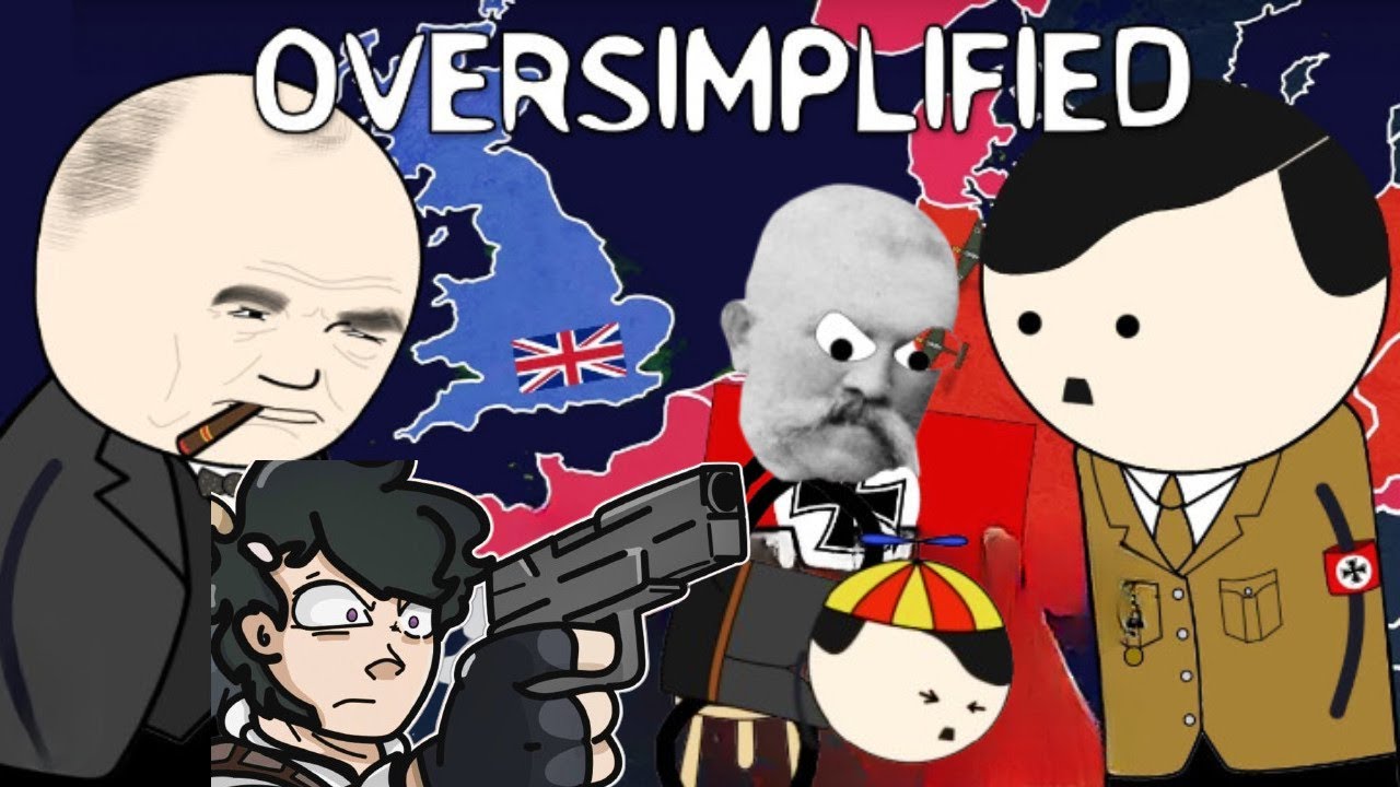 V Tuber Reacts to OverSimplified Hitler & WW2! - YouTube