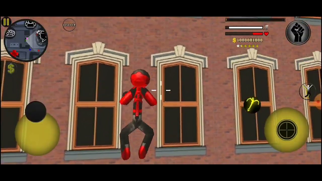 stickman rope hero gameplay - YouTube