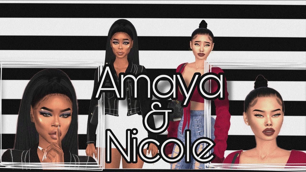 The Sims 4 CAS | Amaya & Nicole - YouTube