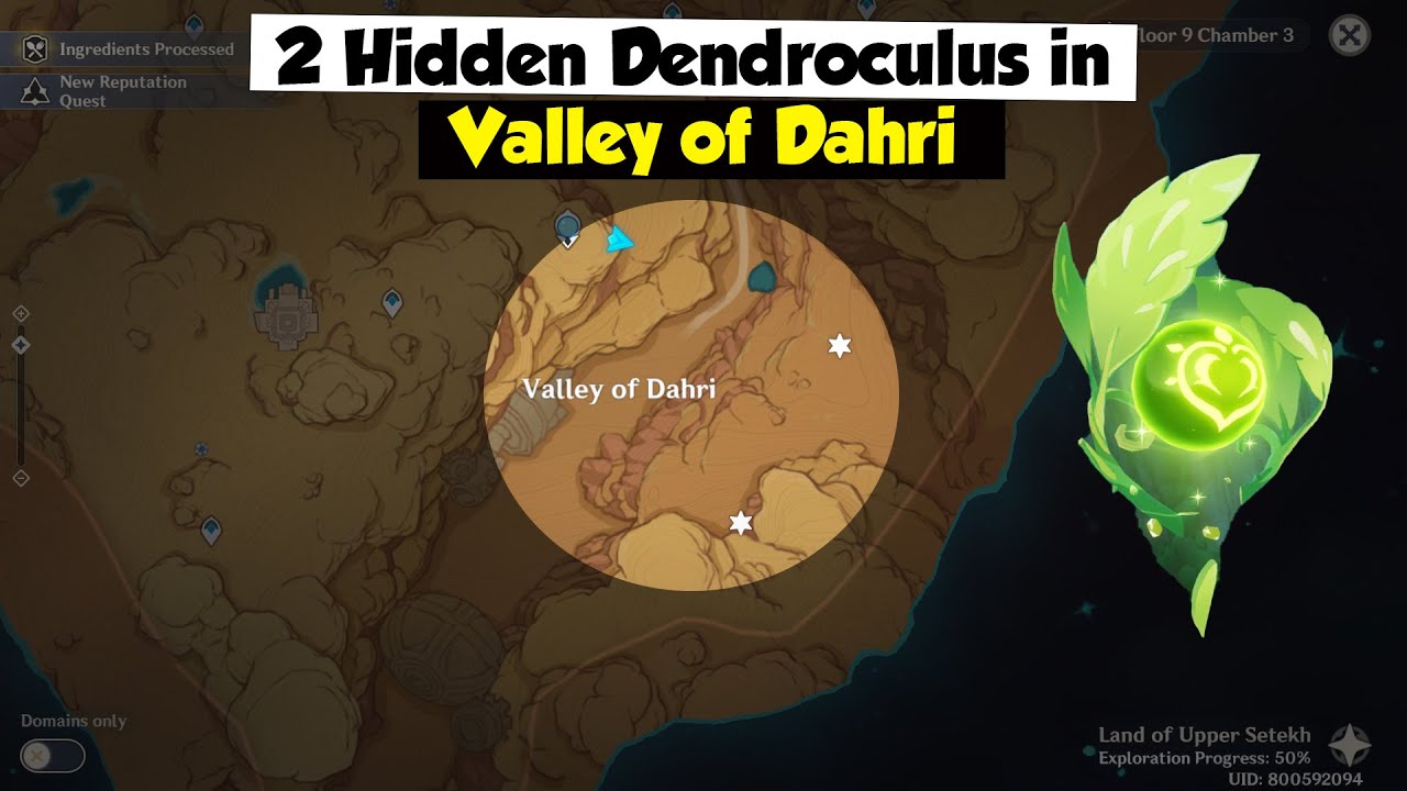 Dendroculus location in Valley of Dahri | Genshin Impact - YouTube