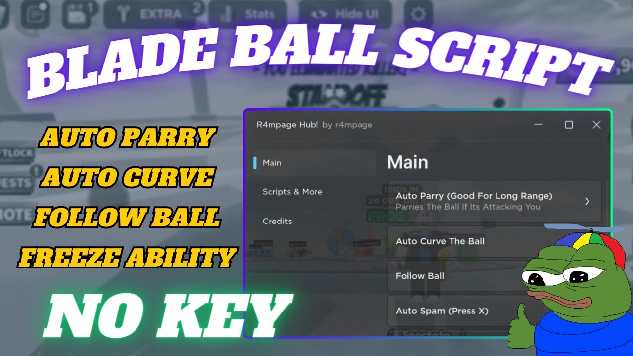 BLADE BALL SCRIPT | AUTO PARRY, AUTO CURVE, FOLLOW BALL | NO KEY | BEST ...