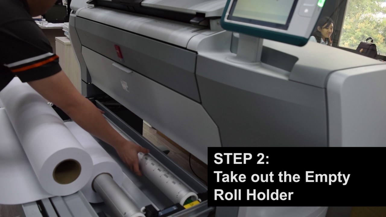 Using a Canon Plotter - YouTube