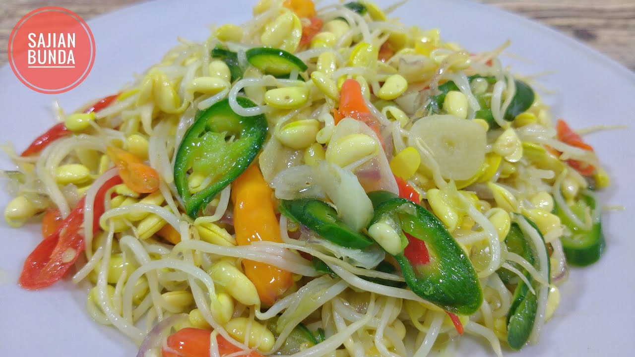 Resep Tumis Tauge Kedelai... Murah, Mudah dan Enak - YouTube