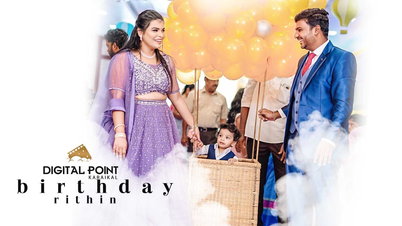 1st Birthday Highlights || RITHIN || DIGITAL POINT - YouTube