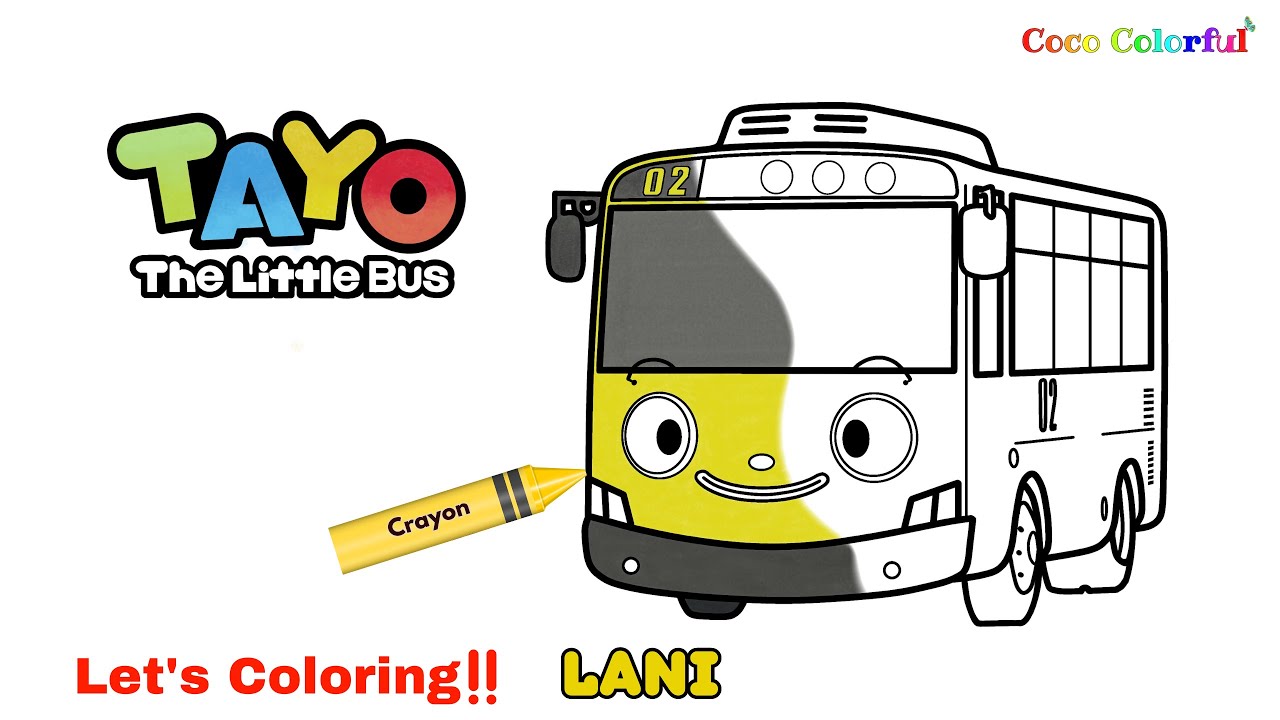 Lani Si Bis Kecil | Mewarnai Gambar Lani | Coloring Lani | Character #3 ...