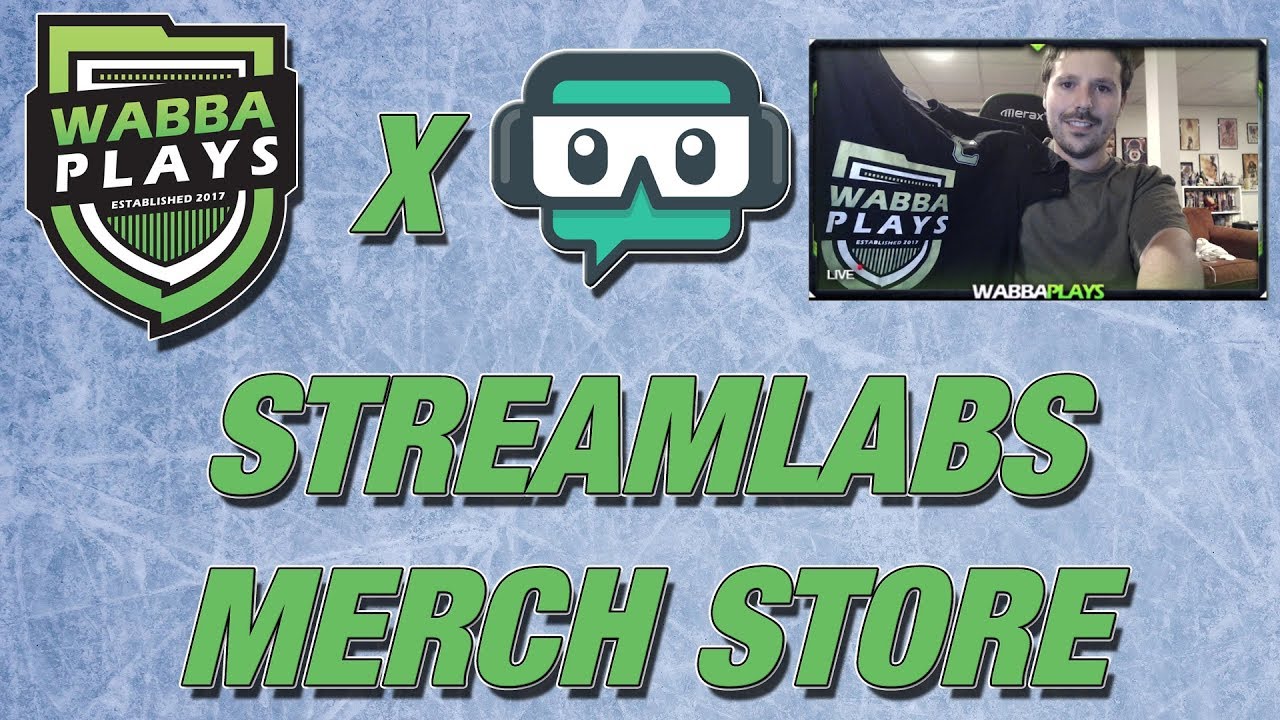 WabbaPlays StreamLabs Merch Store Announcement/Unboxing! - YouTube