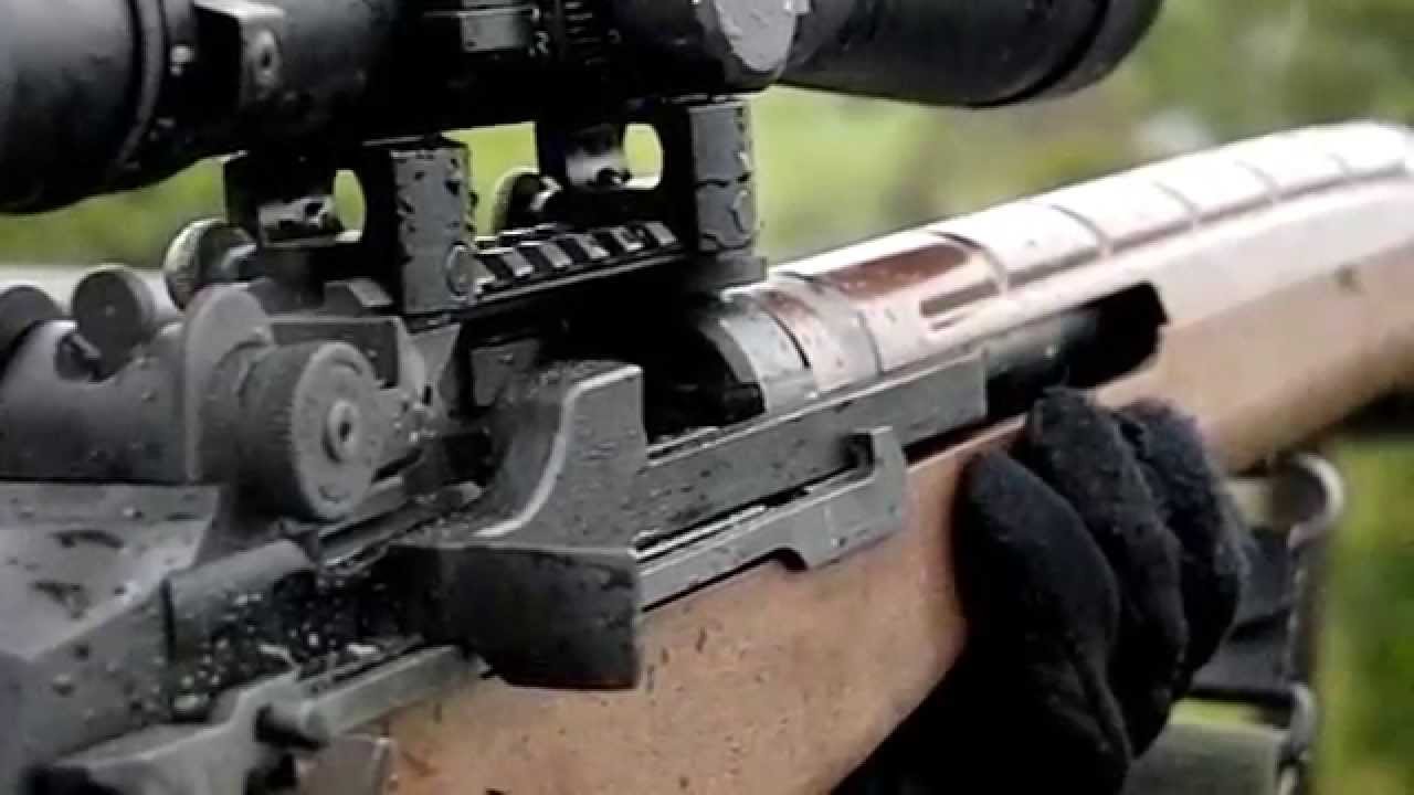 WE - M14 GBB Rifle (Slow Motion) - YouTube